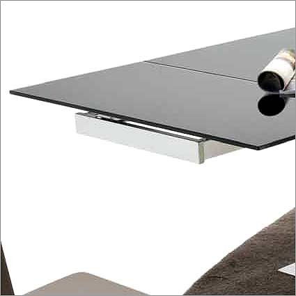 Calligaris PARK Extendable Glass top Dining Table - CS/4039-GR Star ...